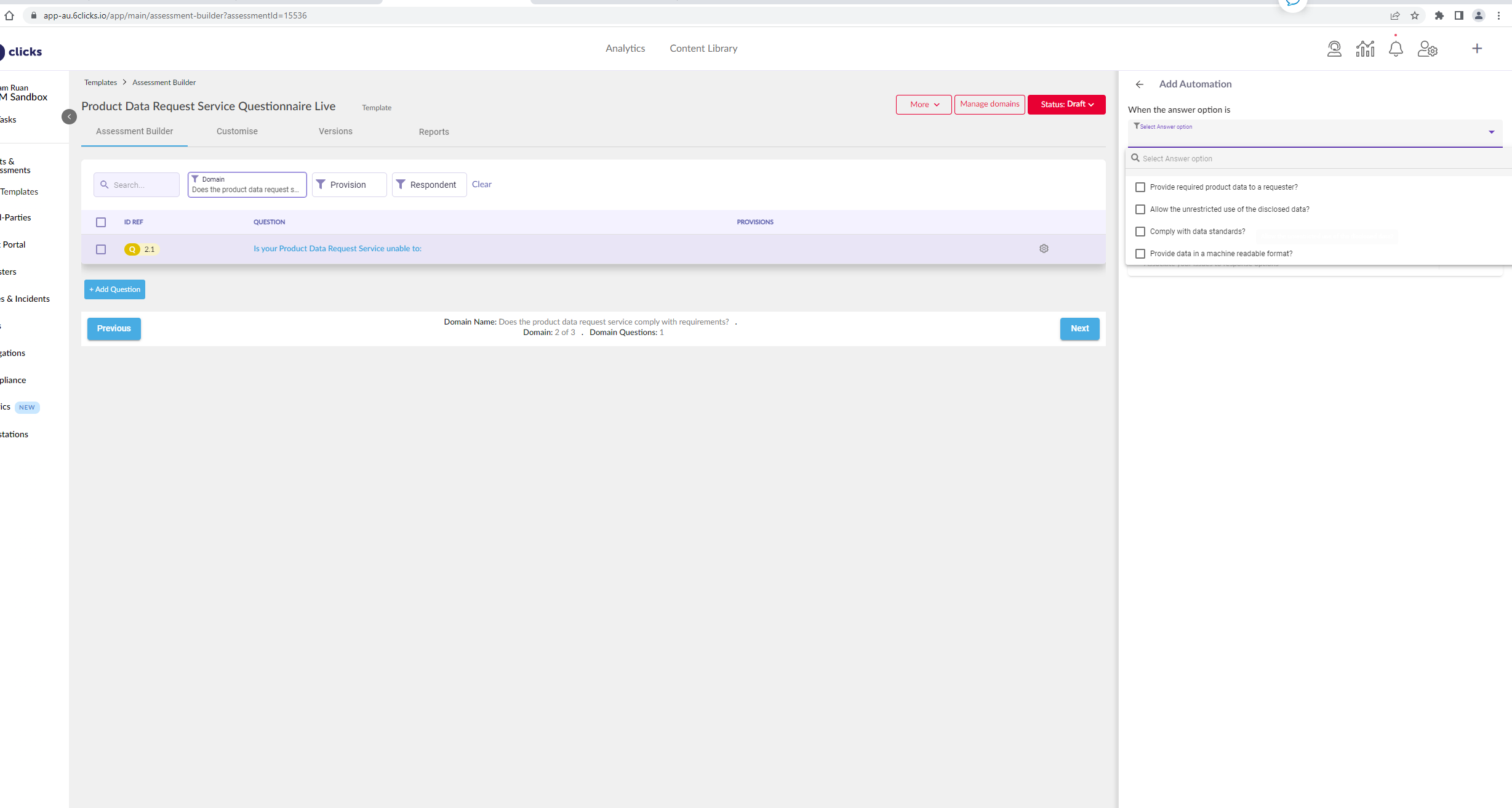 Allow A Checkbox Being Unticked Trigger An Automation Feature Requests 6clicks Roadmap 5553